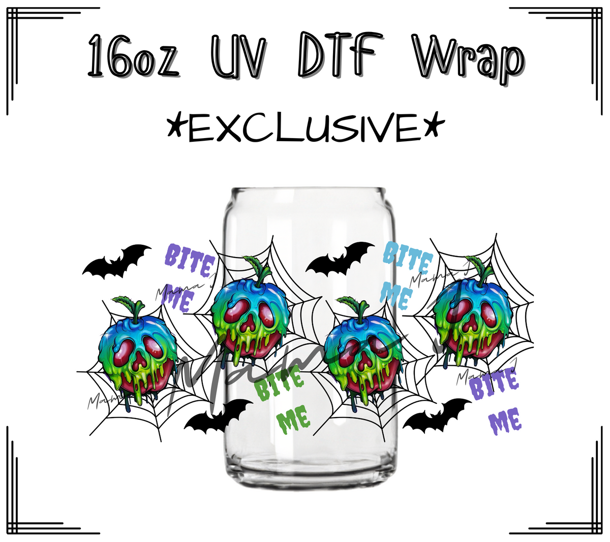 Bite Me UV DTF Libby Wrap 16oz| MamajCreations