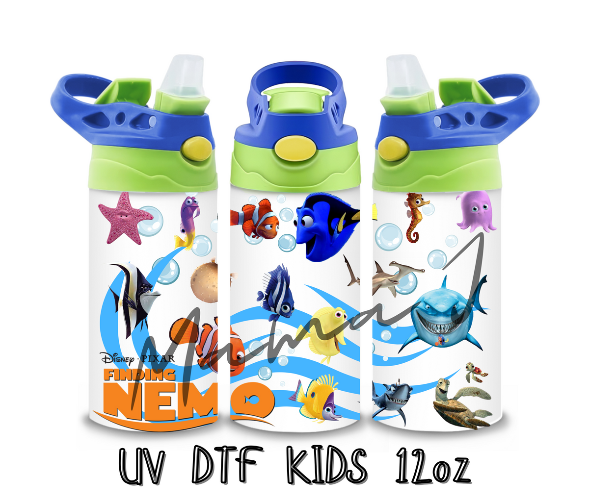 Finding Nemo Kids 12oz Flip Top UV DTF| MamajCreations
