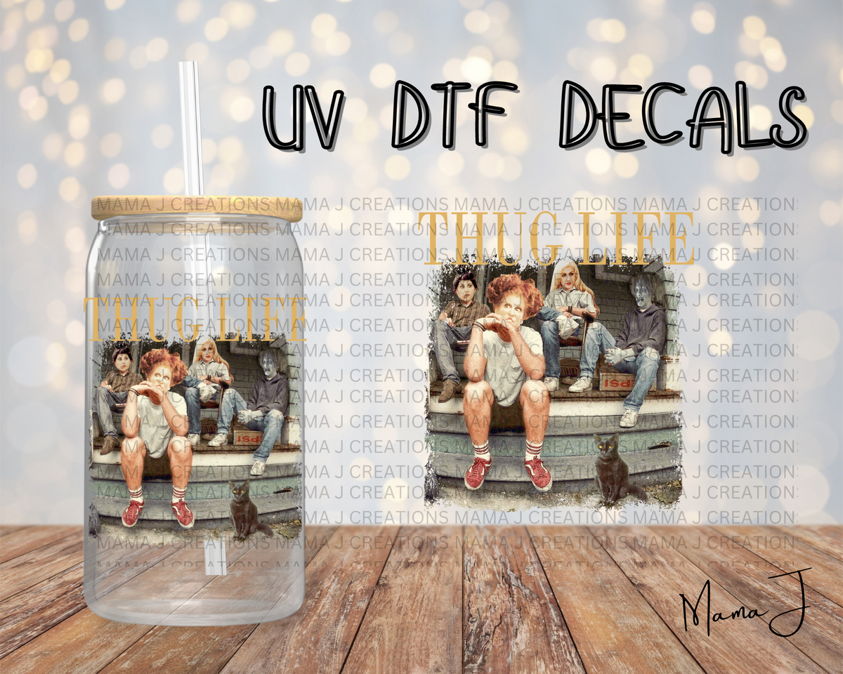 Thug Life UV DTF Decal| MamajCreations