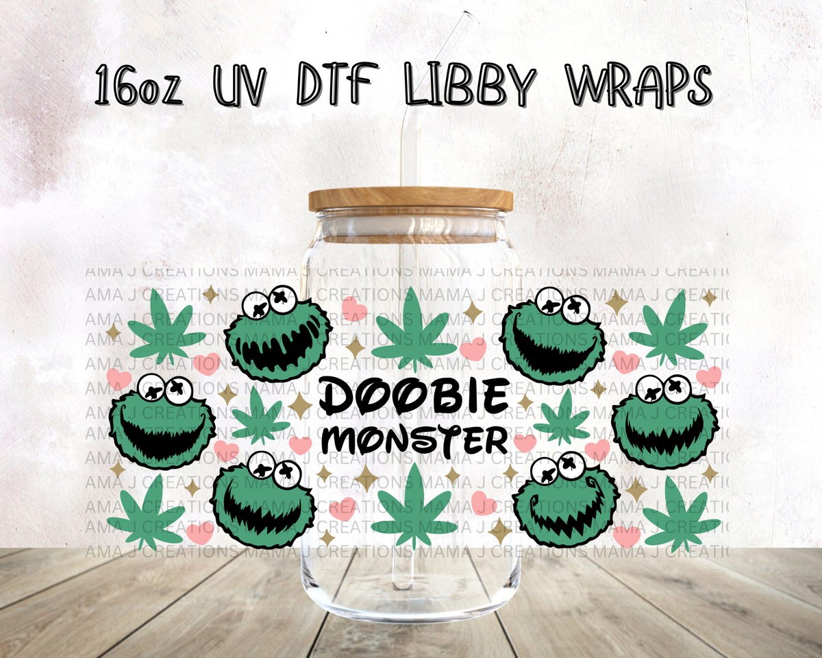 Doobie Monster Libbey Wrap 16oz| MamajCreations