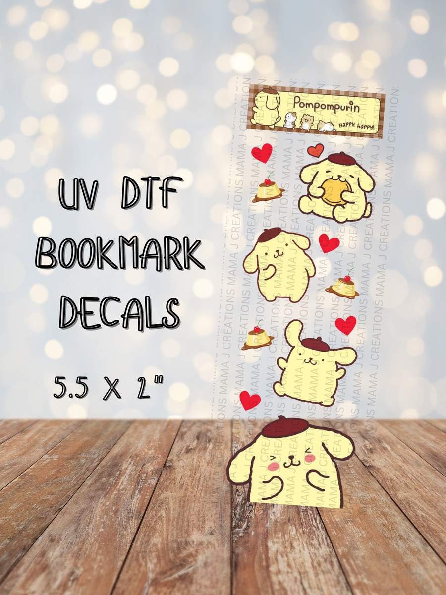Pompompurin UV DTF Bookmark| MamajCreations