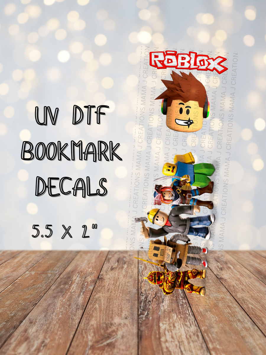 Roblox UV DTF Bookmark| MamajCreations